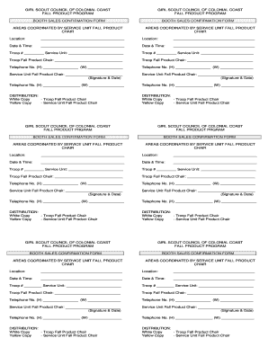 Fillable Online gsccc FALL PRODUCT PROGRAM - gsccc Fax Email Print - pdfFiller