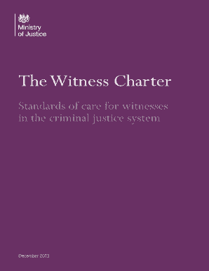 Fillable Online The Witness Charter Fax Email Print - pdfFiller