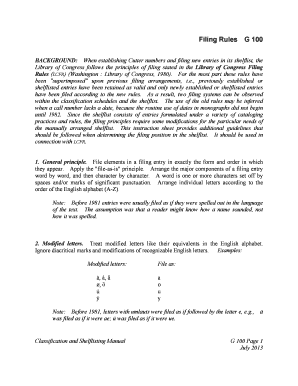 Fillable Online Filing Rules Fax Email Print - pdfFiller
