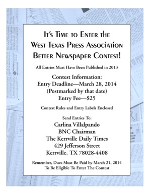 Fillable Online wtpa Its Time to Enter the - wtpa Fax Email Print ...