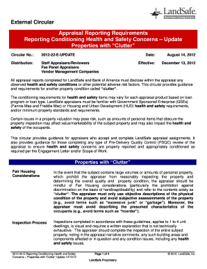 Fillable Online Reporting Conditioning Health and Safety Concerns ...