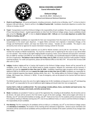 Fillable Online NSCAA COACHING ACADEMY Course Information Sheet ...