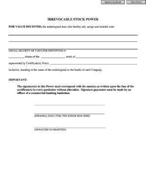 Fillable Online maryknollsisters Stock Power Form - Maryknoll Sisters ...