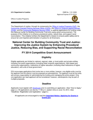 Fillable Online ojjdp The Department of Justice, through its components ...