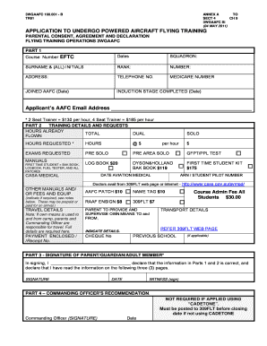 Fillable Online 309flt aafc org 309FLT AUSTRALIAN bAIR FORCEb CADETS ...