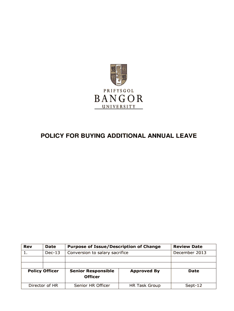 Fillable Online Buying Annual Leave PolicyEN.doc. AMP CustomSuper ...