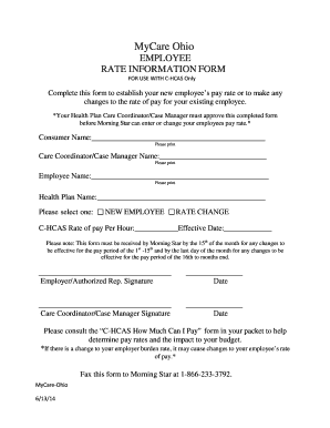Fillable Online MyCare Ohio Fax Email Print - pdfFiller