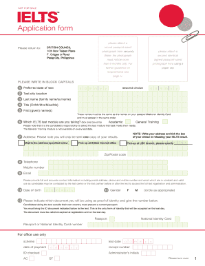 Fillable Online britishcouncil Ortigas Jr Road Fax Email Print - pdfFiller