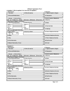 affidavit form Templates - Fillable & Printable Samples for PDF, Word ...