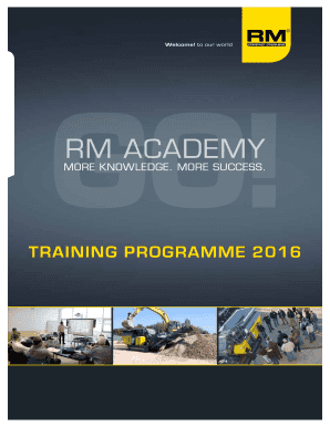 Fillable Online RM ACADEMY Fax Email Print - pdfFiller
