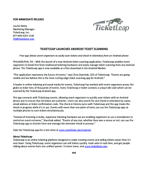 Fillable Online TicketLeap, Inc Fax Email Print - pdfFiller
