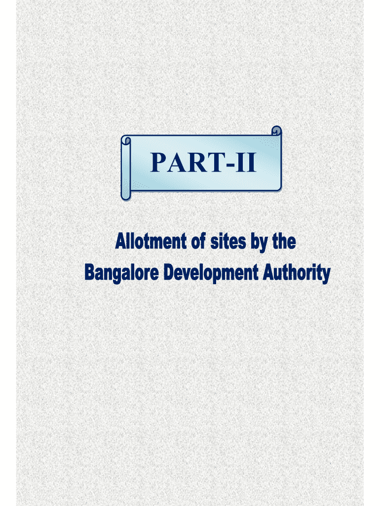 Bda Allotment Of Sites Rules 1984 Pdf - Fill Online, Printable ...