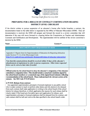 Fillable Online DISTRICT LEVEL CHECKLIST Fax Email Print - pdfFiller