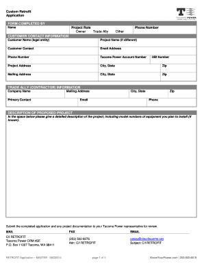 Fillable Online Custom Retrofit Fax Email Print - pdfFiller