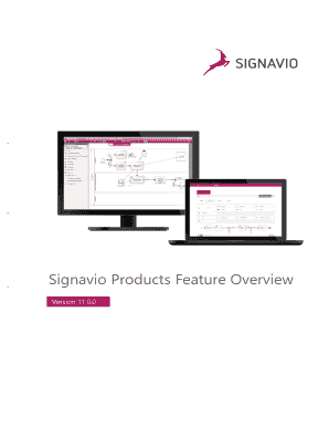 Fillable Online Signavio Products Feature Overview Fax Email Print ...