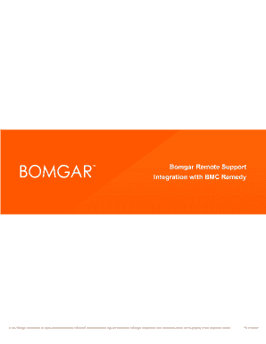 Fillable Online Bomgar Remote Support Fax Email Print - pdfFiller