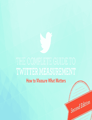 Fillable Online TWITTER MEASUREMENT Fax Email Print - pdfFiller