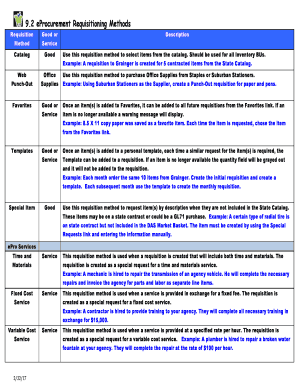 Fillable Online 2 eProcurement Requisitioning Methods Fax Email Print ...