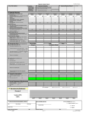 Fillable Online Capacity Analysis Report Fax Email Print - pdfFiller