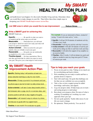 Fillable Online HEALTH ACTION PLAN Fax Email Print - pdfFiller