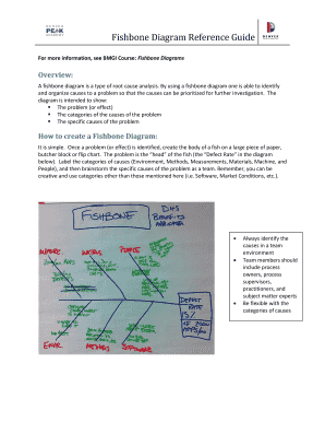 Fillable Online Fishbone Diagram Reference Guide Fax Email Print ...