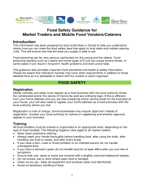 Fillable Online Food Safety Guidance for Fax Email Print - pdfFiller
