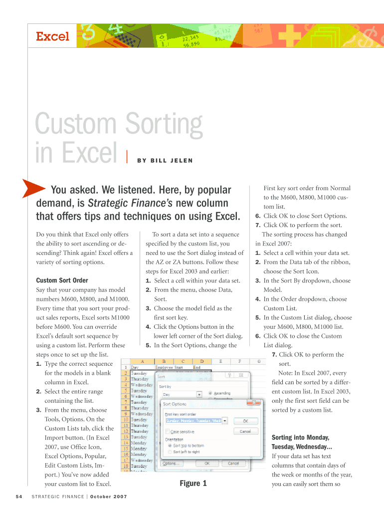 Fillable Online Custom Sorting Fax Email Print - pdfFiller