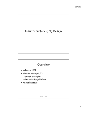 Fillable Online User Interface (UI) Design Fax Email Print - pdfFiller