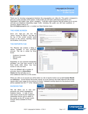Fillable Online LanguageLine Solutions Fax Email Print - pdfFiller