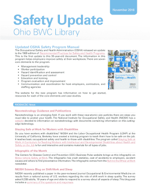Fillable Online Updated OSHA Safety Program Manual Fax Email Print ...