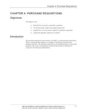 Fillable Online Chapter 4: Purchase Requisitions Fax Email Print ...