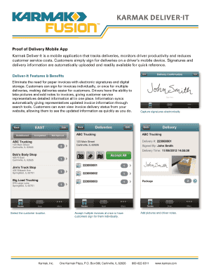 Fillable Online Proof of Delivery Mobile App Fax Email Print - pdfFiller