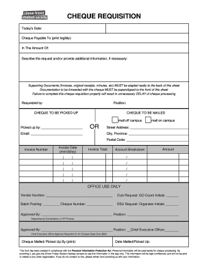 Fillable Online Cheque Payable To (print legibly): Fax Email Print ...