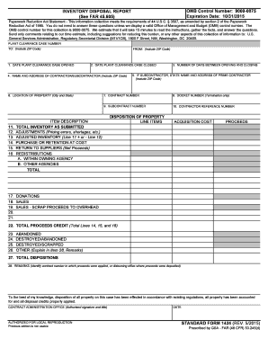 Fillable Online OMB Control Number: 9000-0075 Fax Email Print - pdfFiller