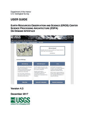 Fillable Online landsat usgs EARTH RESOURCES OBSERVATION AND SCIENCE ...