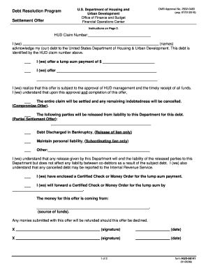 Fillable Online Debt Resolution Program Fax Email Print - pdfFiller