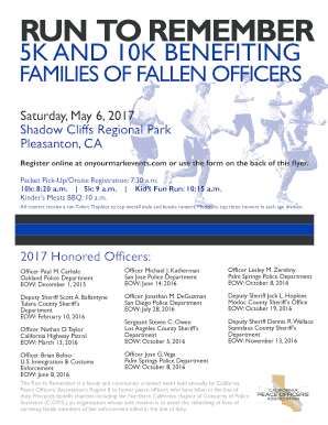 Fillable Online 5K AND 10K BENEFITING Fax Email Print - pdfFiller