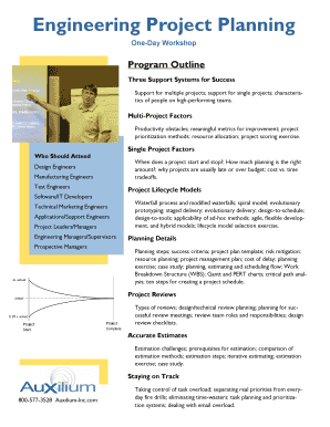 Fillable Online Engineering Project Planning Fax Email Print - pdfFiller
