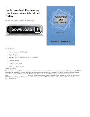 Fillable Online Download Engineering Unit Conversions 4th Ed in PDF and EPUB Formats for free ...