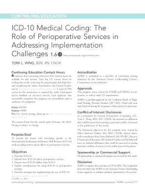 Fillable Online ICD-10 Medical Coding: The Fax Email Print - pdfFiller