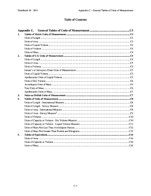 Fillable Online General Tables of Units of Measurement Fax Email Print ...
