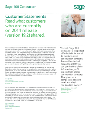 Fillable Online Customer Statements Fax Email Print - pdfFiller