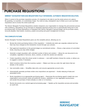 Fillable Online PURCHASE REQUISITIONS Fax Email Print - pdfFiller