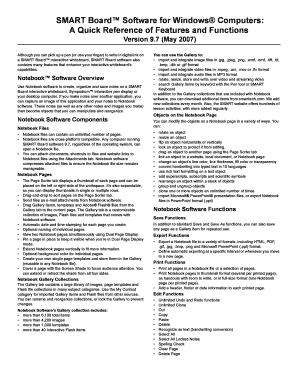 Fillable Online SMART Board Software for Windows Computers: Fax Email ...