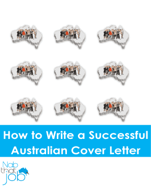 Fillable Online Australian Cover Letter Fax Email Print - pdfFiller