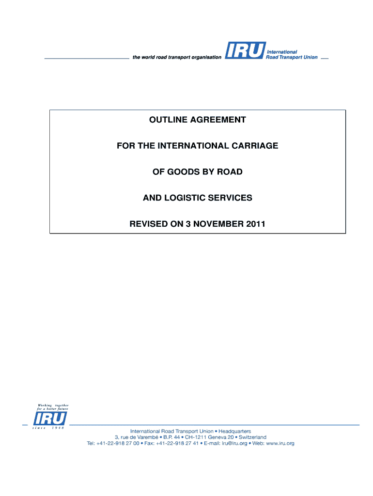 Fillable Online OUTLINE AGREEMENT Fax Email Print - pdfFiller