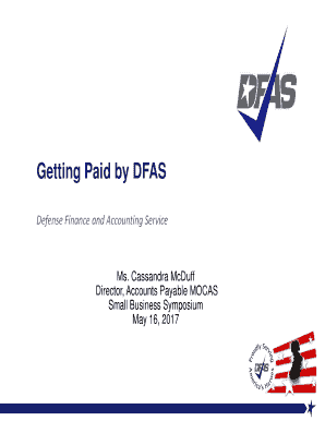 Fillable Online Getting Paid by DFAS Fax Email Print - pdfFiller