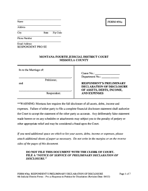 Fillable Online FORM #56a Fax Email Print - pdfFiller