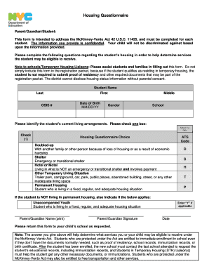 Fillable Online schools nyc Parent/Guardian/Student: Fax Email Print ...