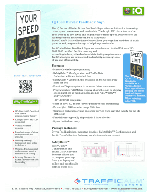 Fillable Online IQ1500 Driver Feedback Sign Fax Email Print - pdfFiller